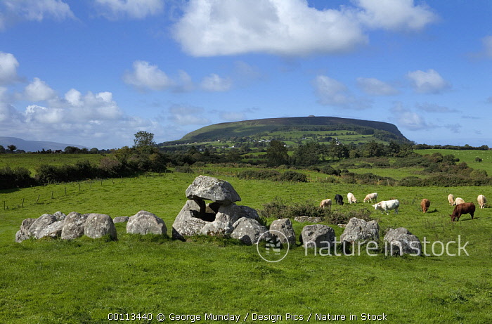 Megalithic Cemetery Ireland Loughcrew Megalithic Cemetery Ancient